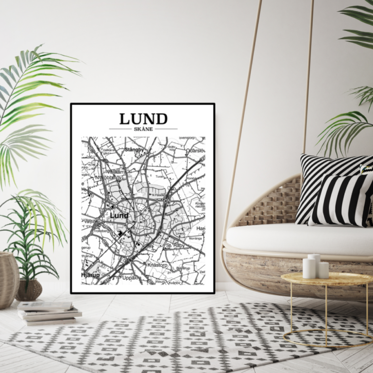 Stadskarta - Lund | Annilito Design