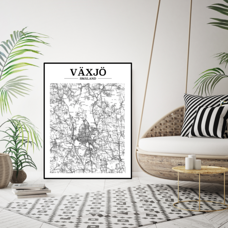 Stadskarta - Växjö | Annilito Design